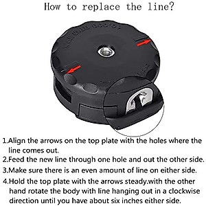 Trimmer Head for Echo Speed Feed 400 SRM-225 SRM-230 SRM-210 Echo Weed Eater Pas210 Pas211 Pas225- Adapter NOT Included, Screw Model-M10*1.25