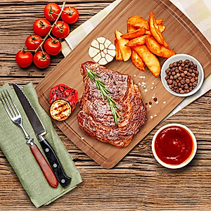 Extra Large Bamboo Cutting Board for Kitchen, 30 x 20 Inch Large Butcher Block Chopping Board with Juice Groove, XXXL Carving Board for Turkey, Meat, Vegetables, BBQ