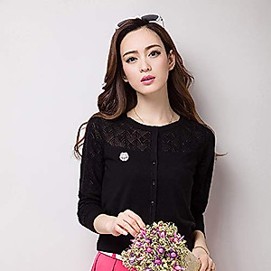 Women's Flower Pearl Enamel Brooch Pins for Ladies Jewelry