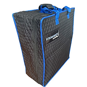 Strongback Mobility Wheelchair and Transport Chair Storage Bag-Cover for Car and Airplane Traveling, Black, Large