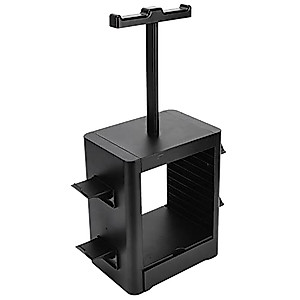 Storage Tower Rack, Firm Structure Multifunction Game Disk Bracket with Handle for for PS5 for SwitchPro