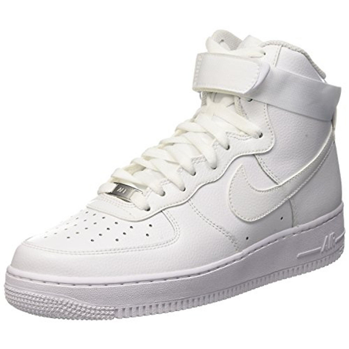 Nike Men's Air Force 1 High '07 Basketball Shoe, White/White, 9