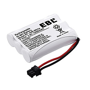 EBL BT-446 Rechargeable Cordless Phone Replacement Batteries for BT-446, BT-1005 BT1005, 3.6V 1000mAh NiMH (Pack of 3)