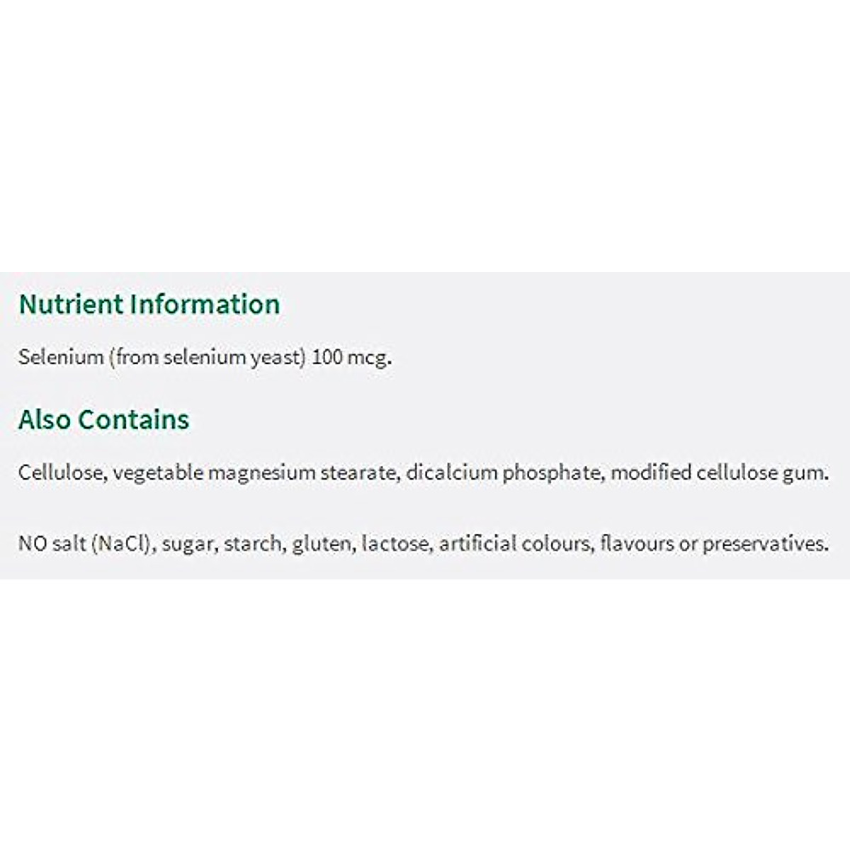 Jamieson Selenium Yeast 100mcg, 100 Tablets
