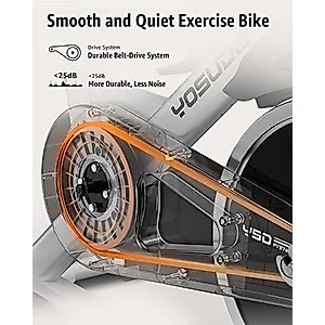 YOSUDA Indoor Cycling Bike Stationary - Cycle Bike with Ipad Mount & Comfortable Seat Cushion