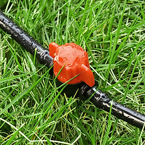 Gardrip 1/4" Drip Irrigation Valve：25 Pack Drip Irrigation Shut Off Switch Valve Fits 1/4 Inch Drip Irrigation Tubing Drip Line Cut Off Valve for Garden Lawn Irrigation System