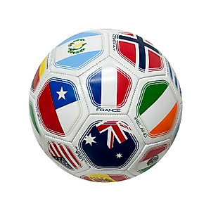 Icon Sports Country Flags Soccer Ball Size 5, World Club National Teams, Flag Soccer Ball #5