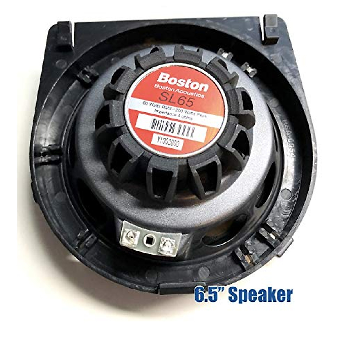 ASC Audio 6" 5" 5.25" Car Stereo Front Door Speaker Install Spacer Mount Plate Bracket Adapters and Speaker Wire Harness Connectors Combo for 2002-2006 Acura RSX, 2003-2007 Honda Accord