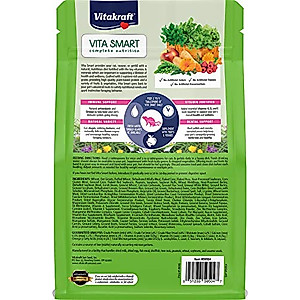 Vitakraft Vita Smart Rat and Mouse Food - Complete Nutrition - Premium Fortified Blend with Ancient Grains for Rats, Mice, and Gerbils