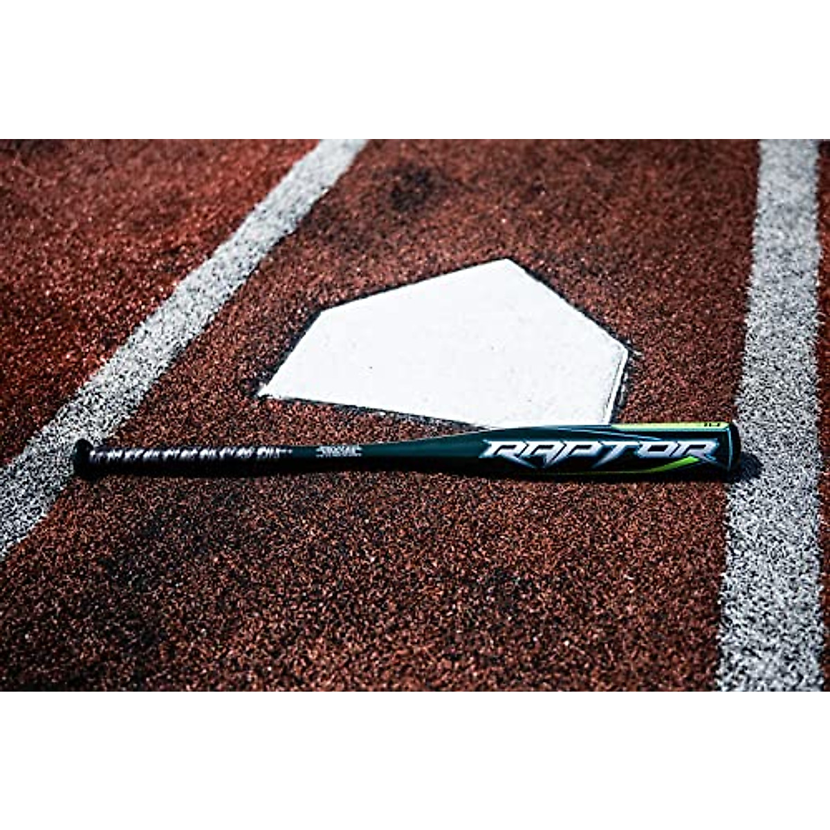 Rawlings RAPTOR USA Baseball Bat | -10 | 1 Pc. Aluminum | Dark Green | 26 inch