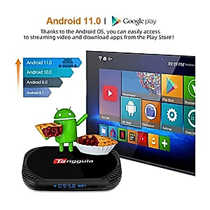 Tanggula X5 Tv Box, Mini Keyboard, HDMI Cord, 128GB Storage, 4k / 8k Ultra HD Voice Activated Remote