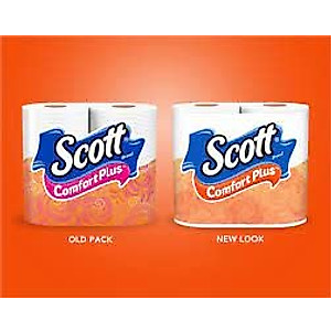 Scott Toilet paper 4 Count (Pack of 1)