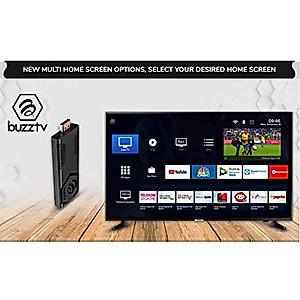BuzzTV Vidstick ST4000 Android Stick 4K Ultra HD Android 9.0 InternetTV 2GB RAM 16GB HDMI