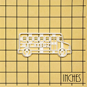 School Bus cookie cutter, 1 piece - Bakerlogy