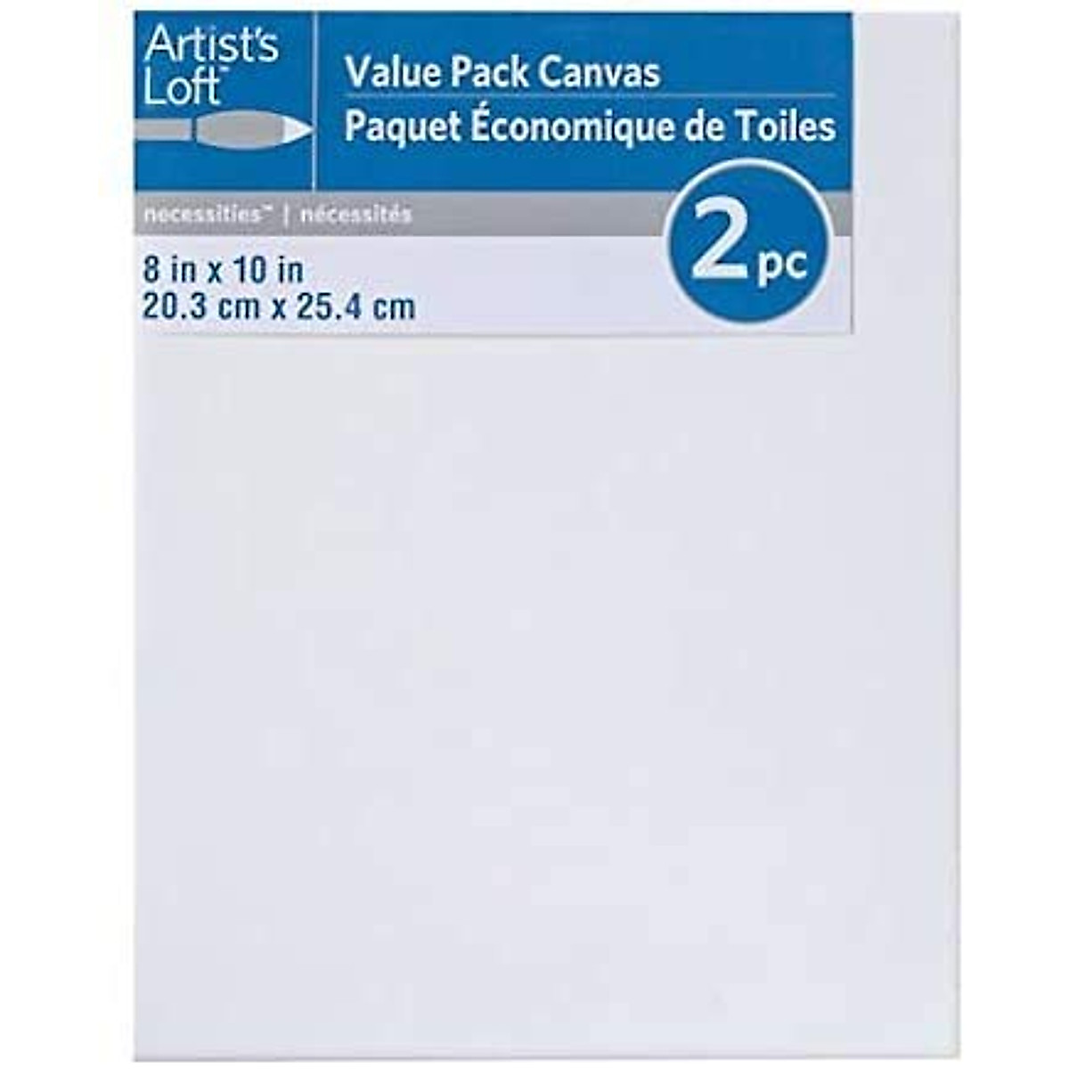 Artist's Loft Necessities Canvas Value Pack, 8" x 10"
