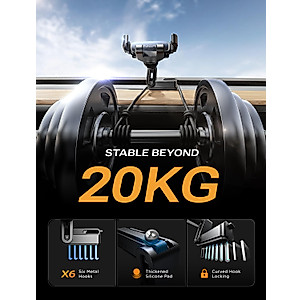 AINOPE Tesla Phone Mount Holder 2024 Upgrade Gravity Tesla Model 3 Y Phone Mount Holder Tesla Phone Holder Fits for All iPhone & Android Phones