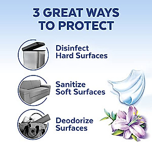 Lysol 2x19oz Crisp Linen + 2x19oz Early Morning Breeze Disinfectant Spray Bundle