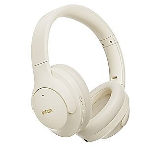 Jassco Active Noise Cancelling Headphones, ANC Wireless Over Ear Headsets, Bluetooth Headphones with Built-in Microphone, Hi-Res Audio, Low Latency, 40H Playtime, for Travel, Home, Work
