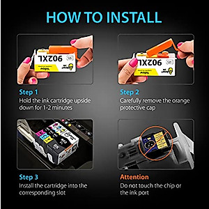 Smart Ink Compatible Ink Cartridge Replacement for HP 902XL 902 XL (2 Black, Combo Pack) to use with OfficeJet Pro 6978 6968 6970 6975 6960 Officejet 6962 6958 6950 6954 6951 6956 6961 6963 6964 6966