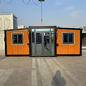 Micro Prefab House, Tiny Prefabricated Home, Compact Modular House, Small Prefab Cabin, 20ft 30ft 40ft for Campsite Cabins, Remote Workspaces, Festival Housing, Agricultural Housing