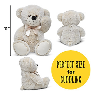 Dragon Drew Teddy Bear | 11” Plush Stuffed Animal | Gray