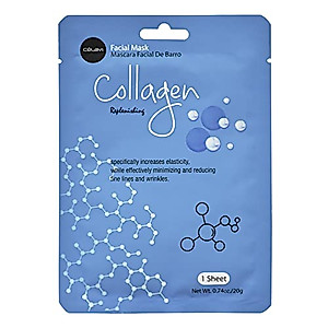 Celavi Essence Facial Face Mask Paper Sheet Korea Skin Care Moisturizing 12 Pack (Mix - 2 of Each)