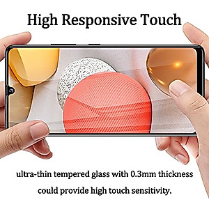 for Samsung Galaxy A42 5G Privacy Screen Protector, Anti Spy Anti Peeping Anti Scratch HD Tempered Glass Protective Glass Film Screen Protector for Samsung Galaxy A42 5G, Case Friendly, Easy Install (2 Pack - Black)