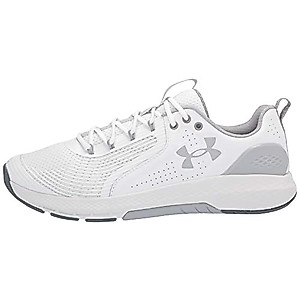 Under Armour Men's Charged Commit Tr 3, White (103)/Mod Gray, 7 M US