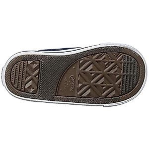 Converse Baby Boys Chuck Taylor All Star 2V Low Top Sneaker, Navy/White, 7 Infant