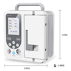 CONTEC Veterinary IV Infusion Pump Portable Machine with LCD Display,Volumetric High Infusion Accuracy