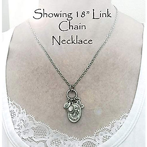 St. Elizabeth Ann Seton Necklace, Keychain or Clip, Patron Saint Confirmation Gift, Birthstone Crystal and Initial Charm