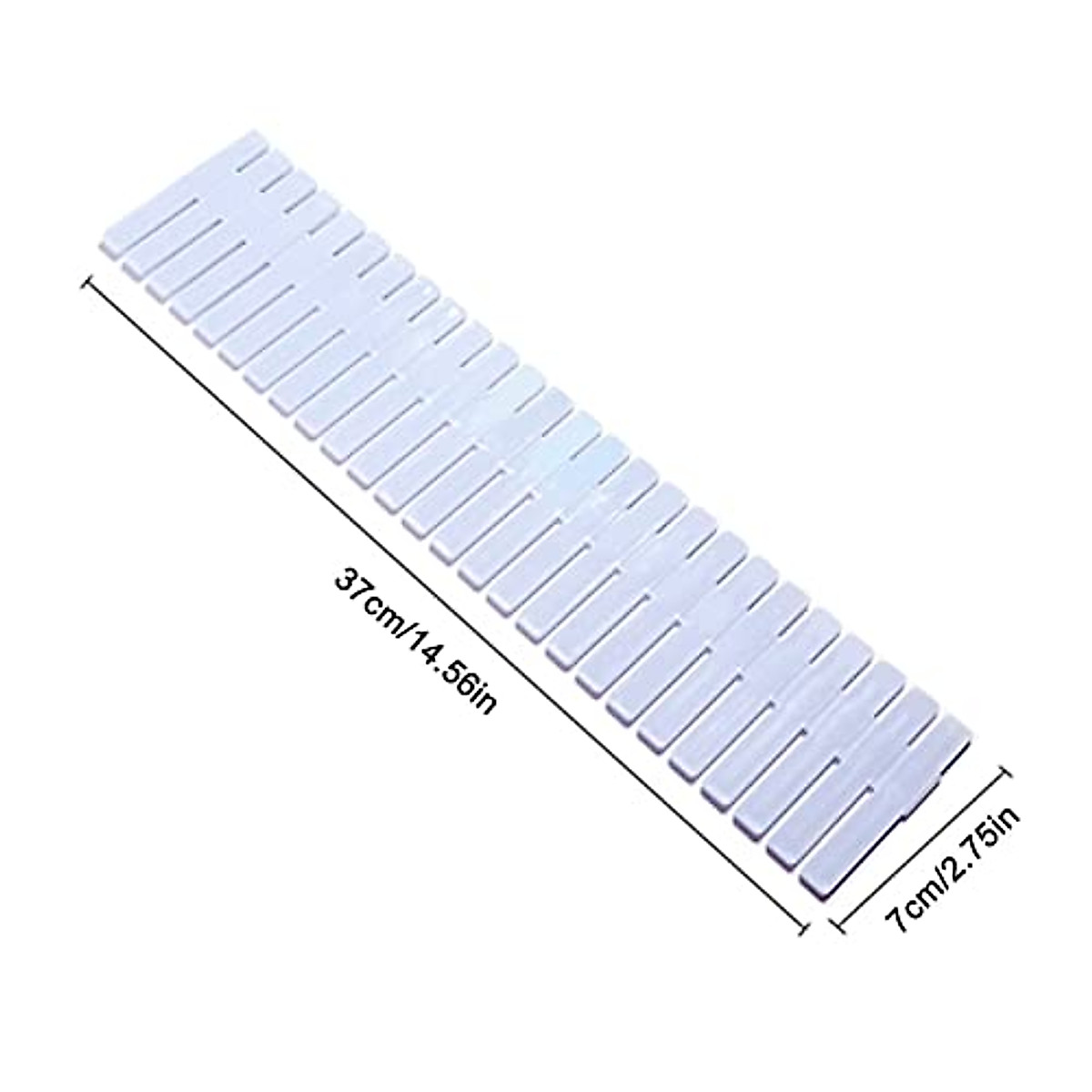 Hongyo Drawer Dividers - 4pcs Adjustable Drawer Organize, Storage Organizer Separator For Socks, Underwear, Makeup, Kitchen, Bedroom, Dresser