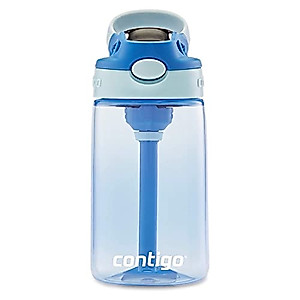 Contigo Kids Straw Water Bottle with AUTOSPOUT Lid, 14oz, Cotton Candy