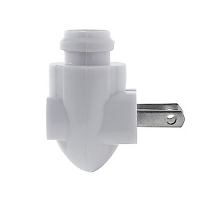 Creative Hobbies White Auto On Sensor Plug in Night Light Module Includes 3 Bulbs and 3 Plastic Clips, Great for Making Your Own Decorative Night Lights, Pack of 3