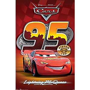 Trends International Disney Pixar Cars - Lightning Wall Poster, 22.375" x 34", Premium Unframed Version
