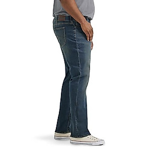 Lee Men's Big & Tall Extreme Motion Relaxed Straight Jean Maverick 48W x 28L