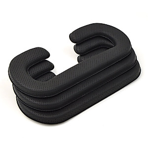 Power AD Vive Cover Pu Leather,Foam for HTC Vive Headset VR Face Cushion Cover Bundle,Easy-to-Clean Face Foam Replacement Vive Accessories 11mm(Pack of 3)