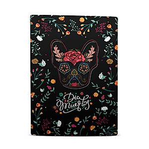 Day of The Dead French Bulldog Vinyl Faceplate Sticker Gaming Skin Case Cover Compatible with Sony Playstation 5 PS5 Digital Edition Console and DualSense Controller