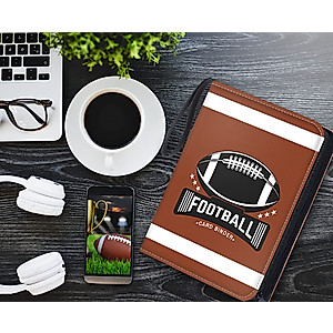 720 Pockets with Trading Card Binder Baseball Card Binder Sleeves, Football Cards Album Cards Holder Protectors Set Fit for, MTG, Sports, Game, Standard Cards Holder(Rugby Football)