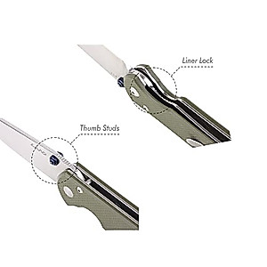 LAND Knives 910 911 912 913 Pocket Folding Knife 12C27 Sandvik Blade Portable Survival Fishing EDC Tool (911)