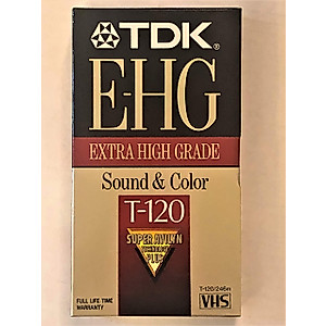 High Grade VHS Videotape Cassette, 6 Hours