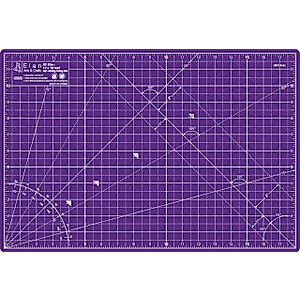 Elan Cutting Mat A3 Pink and Purple, 5-Ply Craft Mat, Self Healing Cutting Mat 18x12, Craft Cutting Board, Art Mat, Imperial Sewing Mat, Quilting Mat, Hobby Mat, for Sewing, Quilting supplies