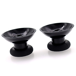 Deal4GO 2 Pack Replacement OEM Concave Analog Thumbsticks Set for Xbox one Controller Rubber Joystick Grips (Grey)
