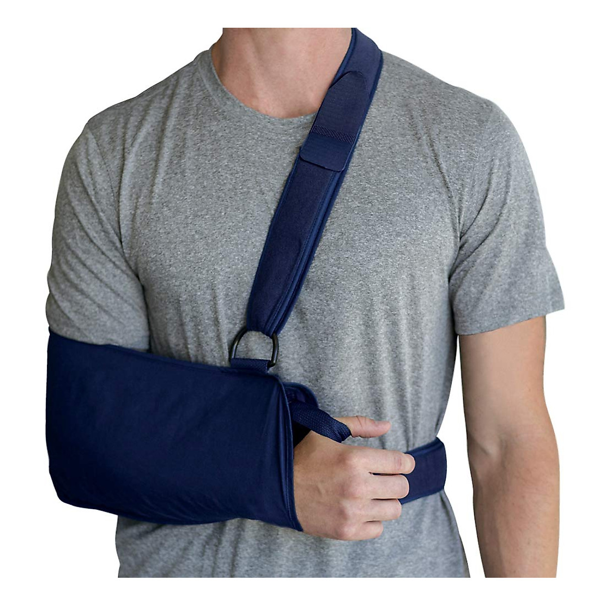 FitPro Adjustable Deluxe Shoulder Immoblizer, Small, Amazon Exclusive Brand, Black