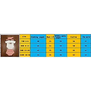 Fernvia Infant Baby Girls Easter Outfits Short Sleeve Rabbit Print Romper Elastic Waist Shorts with Hairband 3Pcs Clothes Set (A Pink, 6-12 Months)