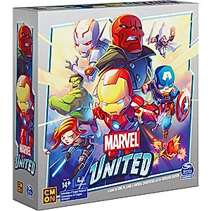Marvel United, Award-Winning Superhero Cooperative Multiplayer Strategy Card Game Captain America Hulk, for Adults, Families and Kids Ages 14 and up