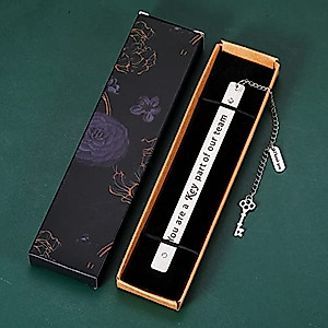 Valentine's Day Gifts for Him Her Christmas Bookmarks for Women Men Coworker Colleague Teammate Booklover Friend Boss Stocking Stuffer Birthday Team Employee Appreciation Retirement Farewell Thank You