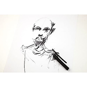 Winsor & Newton Classic Sketching Paper Pad, 14" x 17", 50 Sheets, 110gsm, Extra White