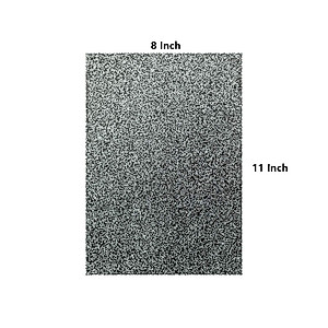 YZH Crafts Glitter Cardstock Paper,No-Shed Shimmer Glitter Paper,Crafting Assorted Glitter Paper Pad, DIY Party Deco by 8 Inch X 11 Inch, A4 Size (assort)