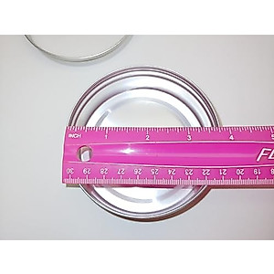 JL Missouri Parts & Misc. 2x 3.75 Diameter 1.5" Deep 8 oz Ounce Aluminum Tin Cans. Bare Screw Top New Containers Storage Cream Spices Etc